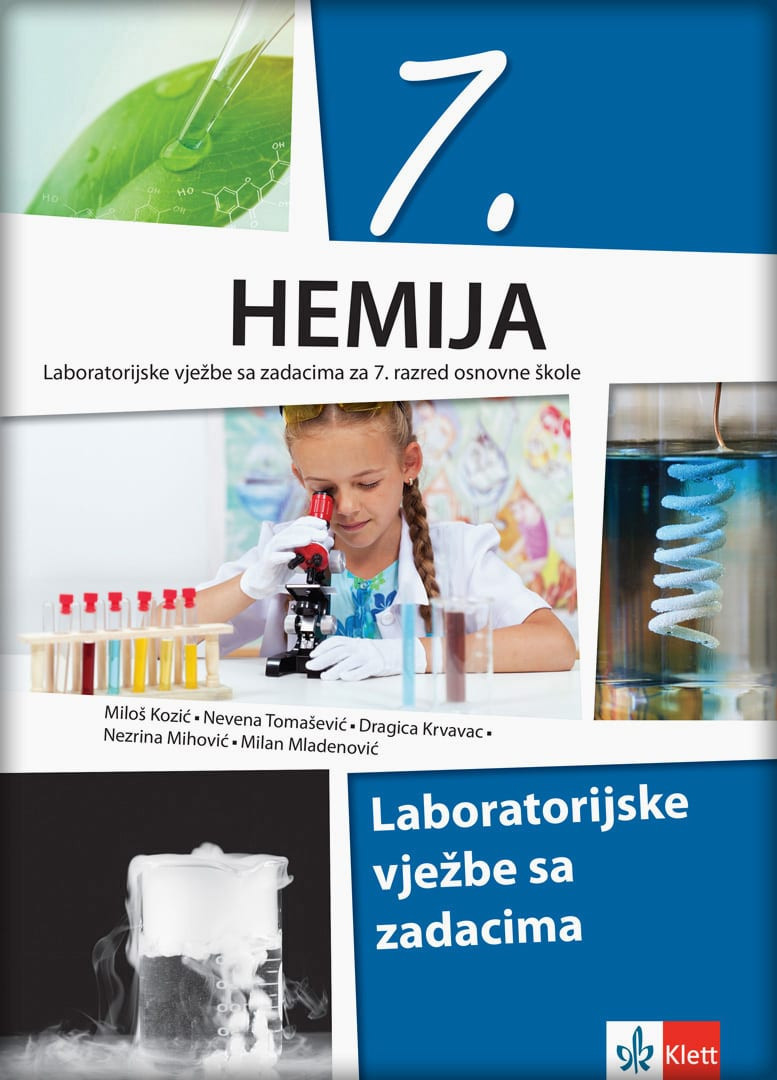 Hemija 7 - laboratorijske vežbe sa zadacima na bosanskom jeziku - Klett