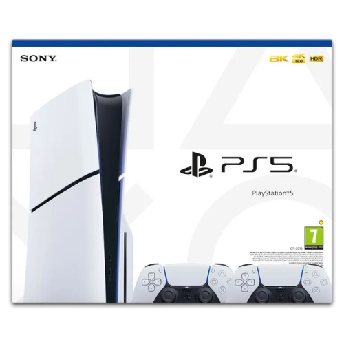 SONY Playstation 5 Slim 1TB + 2x DualSense Wireless Controller