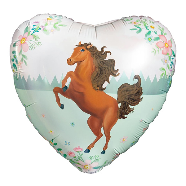 991722592
18″ Foil Heart Horse
