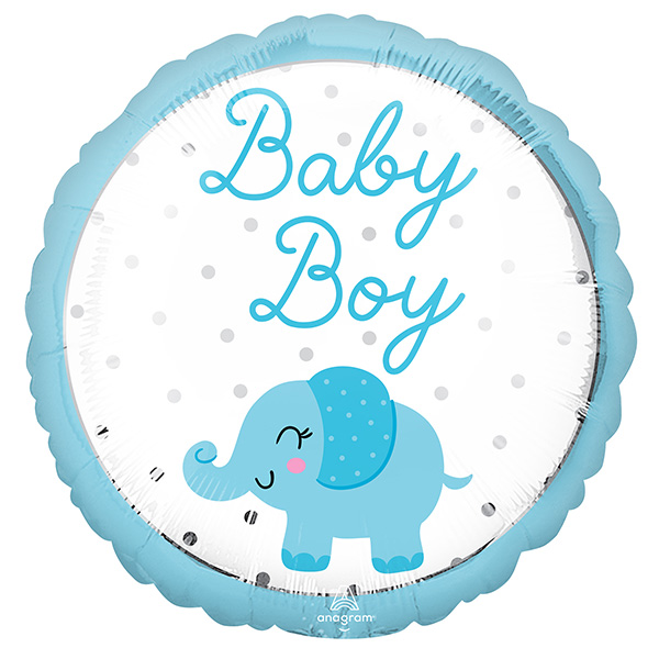 4312575
18″ Foil Baby Boy Elephant