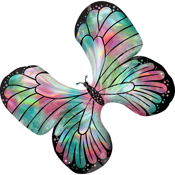 3943901
SuperShape Iridescent Butterfly Teal & Pink