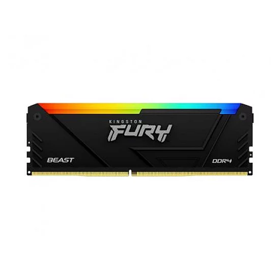 KINGSTON DIMM DDR4 16GB 3200MT/S KF432C16BB12A/16 FURY BEAST RGB BLACK XMP CENA