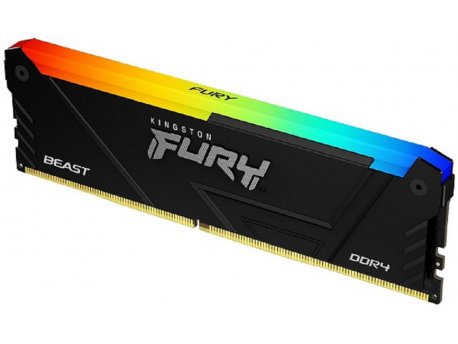 KINGSTON DIMM DDR4, 16GB, 3733MT/S, FURY BEAST RGB BLACK XMP (KF437C19BB12A/16)