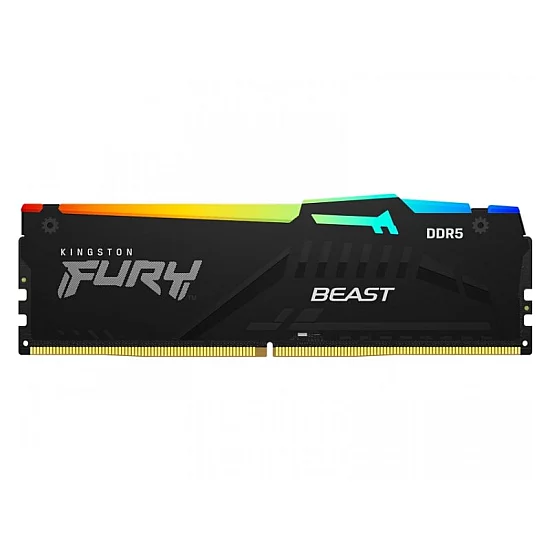 KINGSTON DIMM DDR5 16GB 5600MT/S KF556C40BBA-16 FURY BEAST RGB CENA