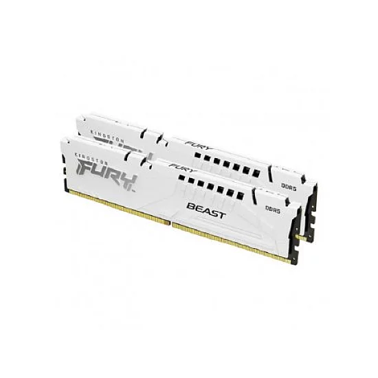 KINGSTON DIMM DDR5, 64GB (2X32), 5.200MHZ, FURY BEAST WHITE XMP (KF552C40BWK2-64) CENA