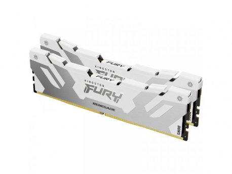 KINGSTON DIMM DDR5, 64GB (2X32), 6.000MHZ, FURY RENEGADE WHITE XMP (KF560C32RWK2-64)