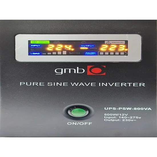 GEMBIRD UPS-PSW-800VA GMB LONG, 500W-220V/12V CENA