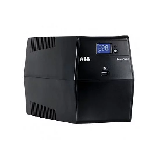 POWERVALUE UPS ABB 11LI UP 1000VA 600W/SIMULATED SINE WAVE/6 X IEC 320 C13 USB I RS232 CENA
