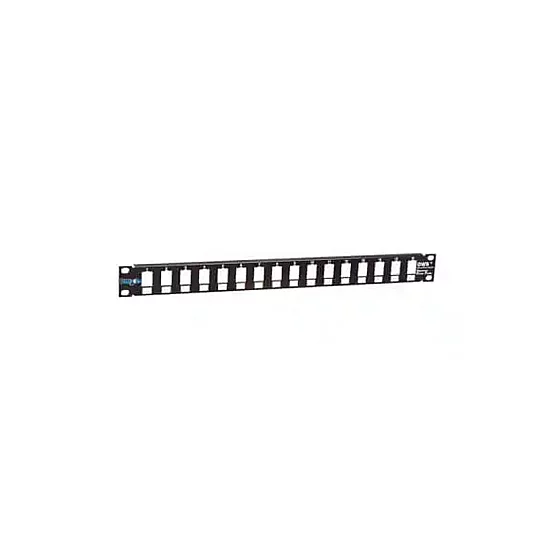 MIRSAN PATCH PANEL 19/1U SA 16 SLOTOVA ,BEZ MODULA RAL9005 MIRSAN MR.19P16P1U.01 CENA