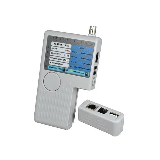 NOYAFA KABLOVSKI LAN TESTER RJ11/ RJ45/ USB/ BNC (NF-3468) CENA