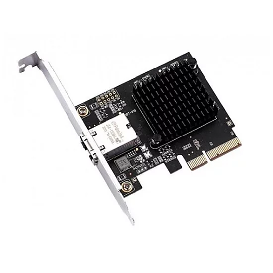 E-GREEN PCI-EXPRESS KONTROLER X 4 NA 1-PORT RJ45 10 GIGABIT ETHERNET ADAPTER (KON00383) CENA
