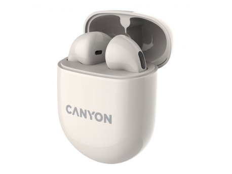 CANYON TWS-6, BLUETOOTH HEADSET WITH MICROPHONE, BT V5.3 (CNS-TWS6BE)