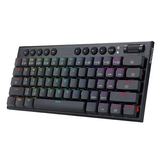 REDRAGON HORUS MINI, WIRED&2.4G&BT KEYBOARD, RED (053082) CENA