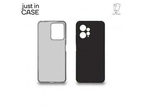 JUST IN CASE 2U1 EXTRA CASE MIX PAKET MASKI ZA TELEFON CRNI ZA XIAOMI REDMI NOTE 12 CENA