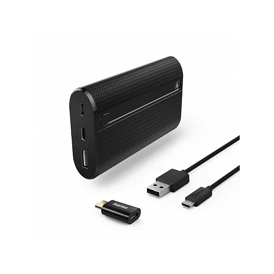 HAMA X7 POWER PACK, 7800 MAH, CRNI + TIP C ADAPTER CENA
