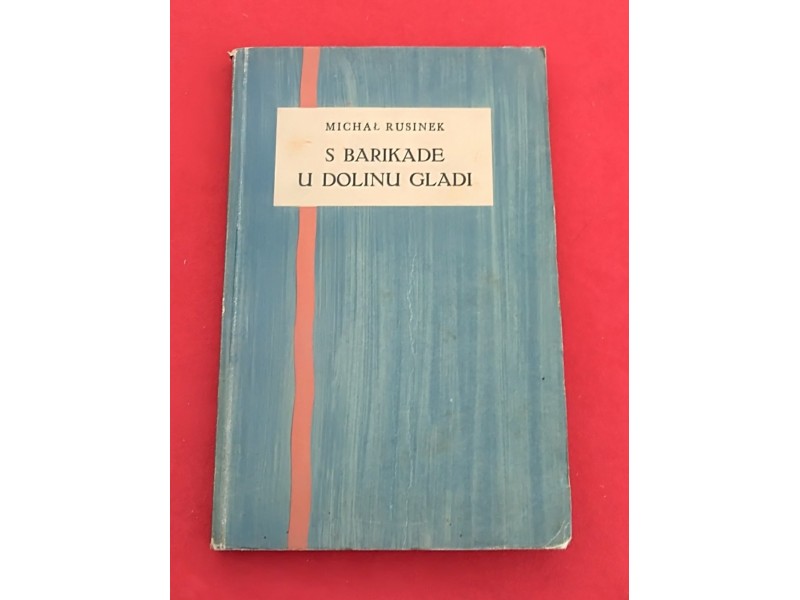 S barikade u dolinu gladi Michal Rusinek
