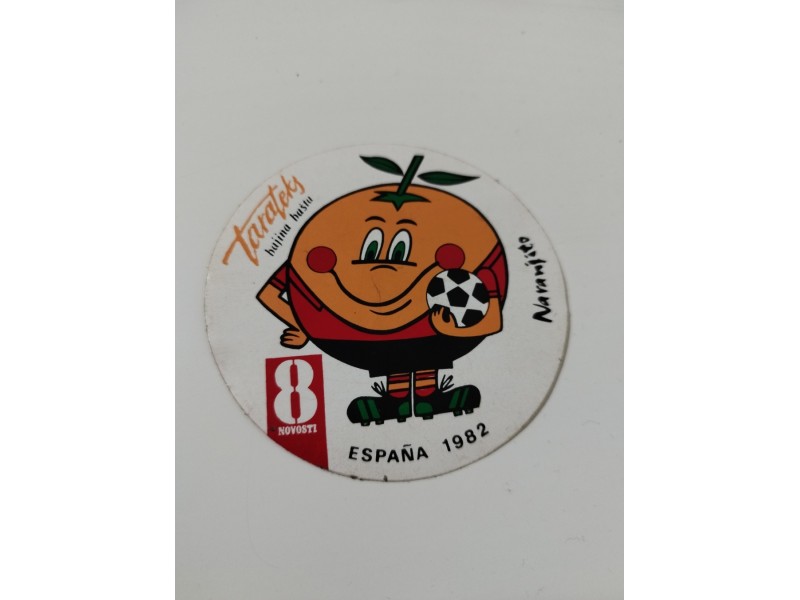 Espana 1982 World cup Naranjito - Nalepnica