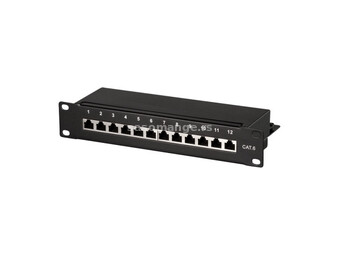 LogiLink patch panel 10" Cat6 12 port shielded ( 5114 )