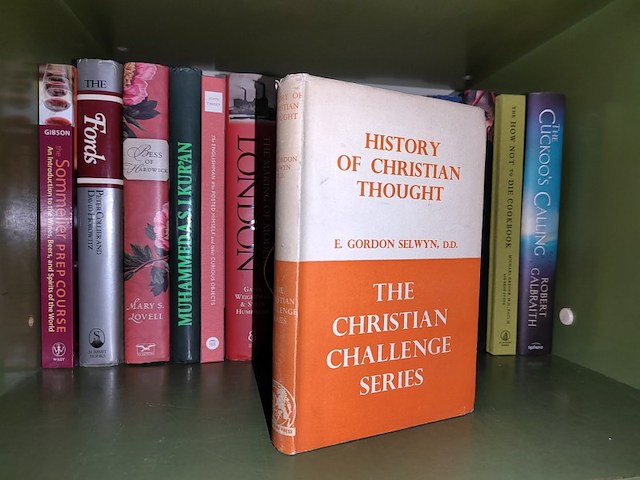 History of Christian Thought, Selwyn first edition 1937