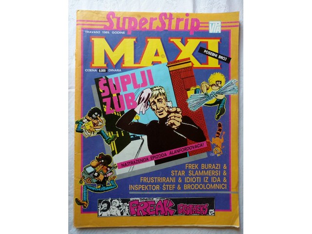 (s) SuperStrip Maxi 014 - Alan Ford - Šuplji zub