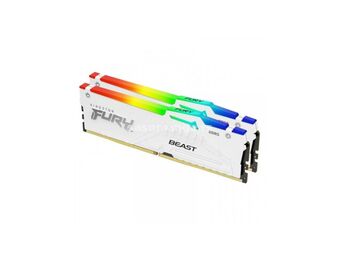 KINGSTON DIMM DDR5 64GB (2x32) 5.600MHz FURY Beast White RGB EXPO (KF556C36BWEAK2-64)