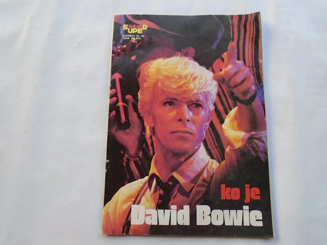 Super itd. br.19-20.  Ko je David Bowie, Dejvid Bouvi