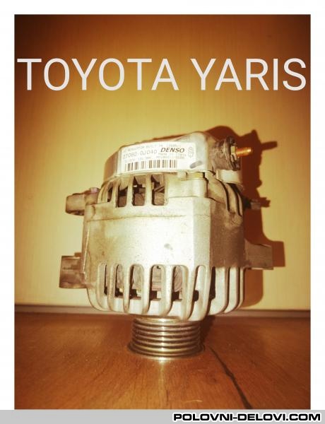 Toyota Yaris Alternator Elektrika I Paljenje