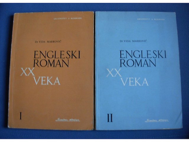 ENGLESKI ROMAN XX VEKA I - II - Dr Vida Marković