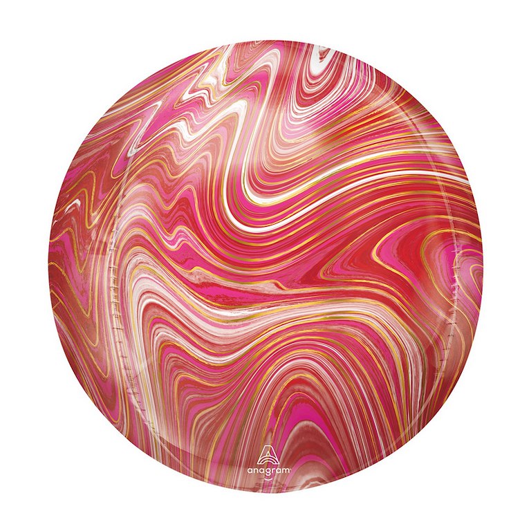 Orbz Crveni marblez – 40cm