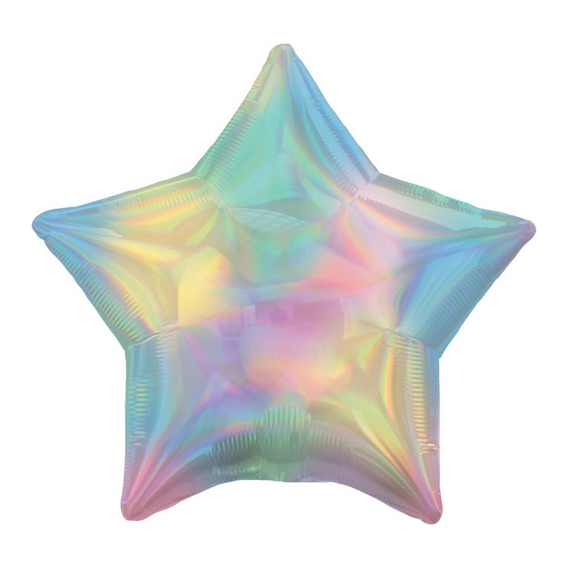 Zvezda Holographic Iridescent Pastel Rainbow – 46cm
