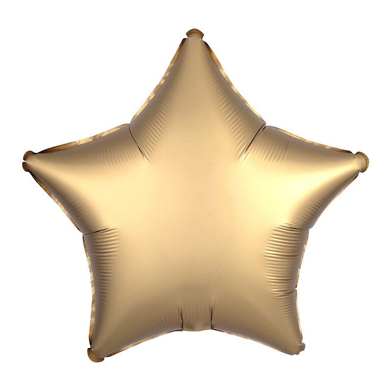 Zvezda mat zlatna – 46cm