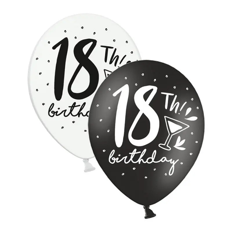 18th birthday mix 28cm – 5 kom