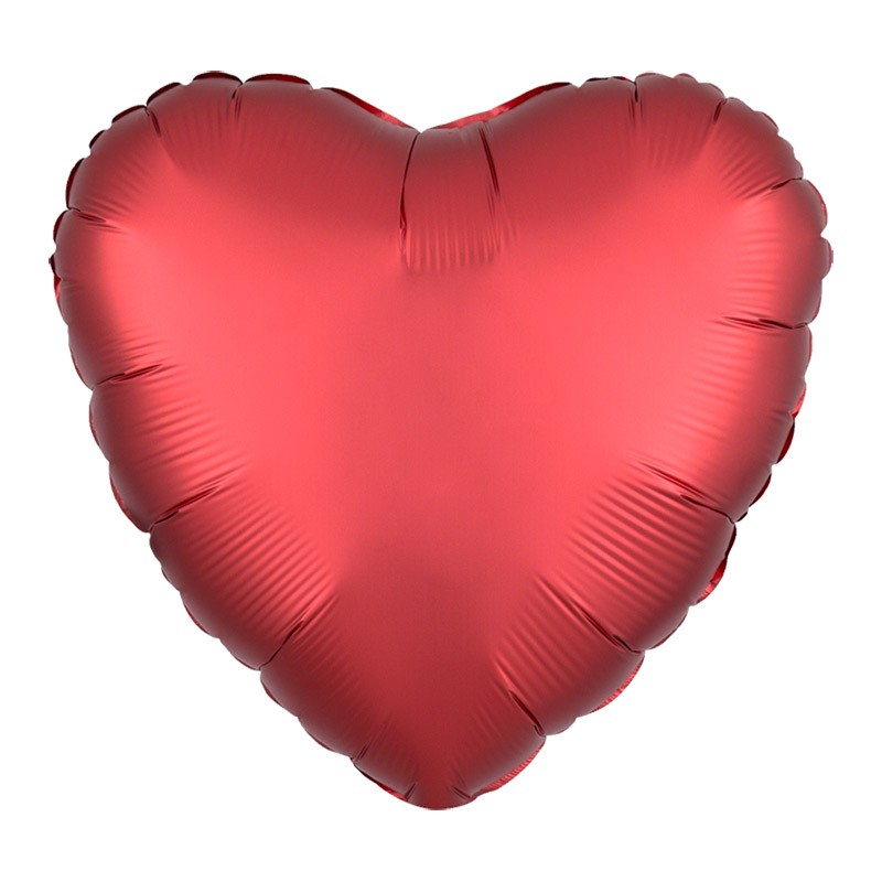 Srce mat crveno – 46cm