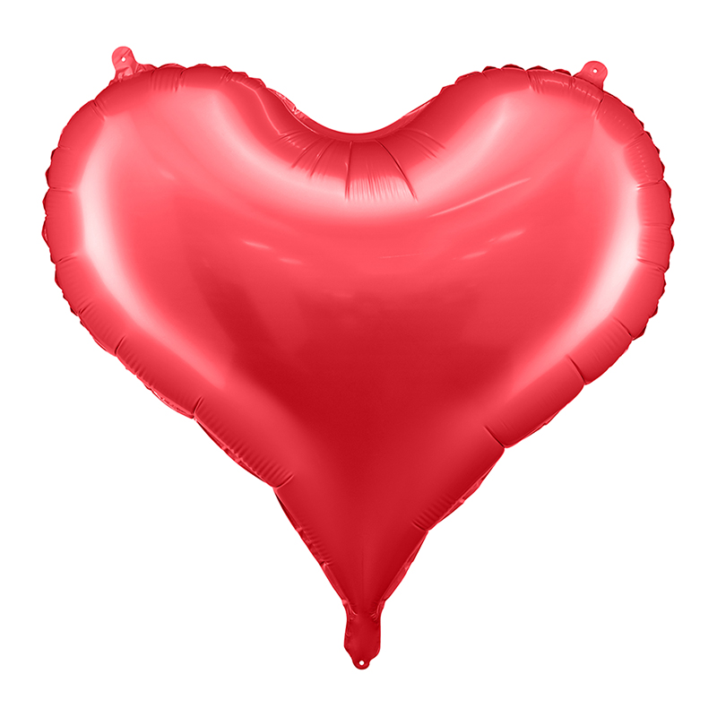 Srce mat crveno – 61cm