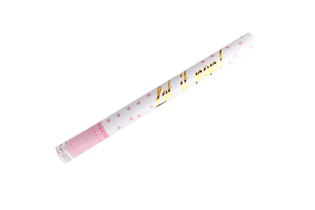 Top sa konfetama roze kružići – 60cm