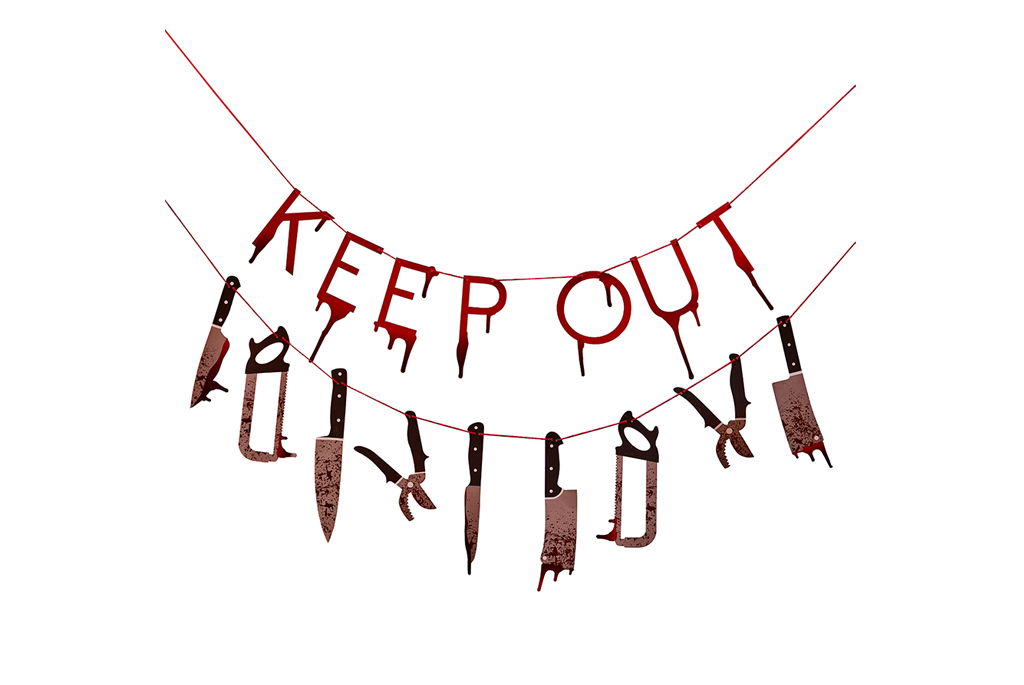 Baner Keep Out – 1.5m
