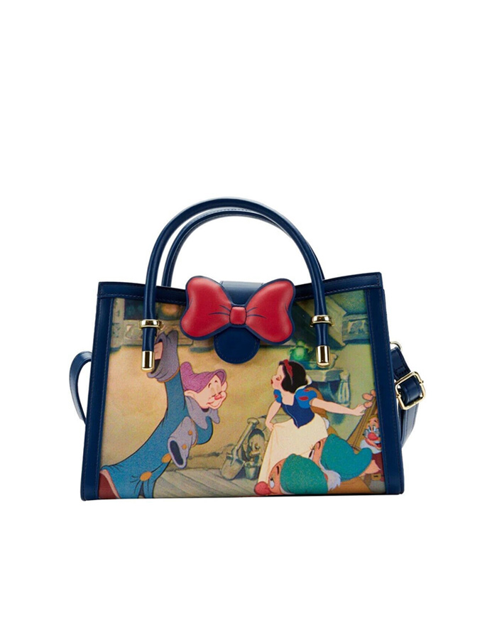 TORBA SNOW WHITE SCENES BLUE Loungefly