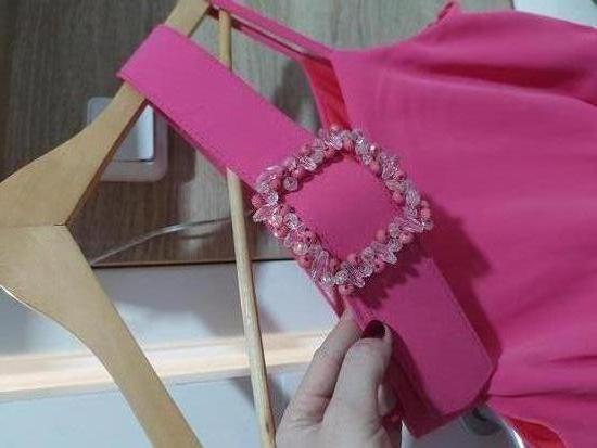 Haljina pink midi