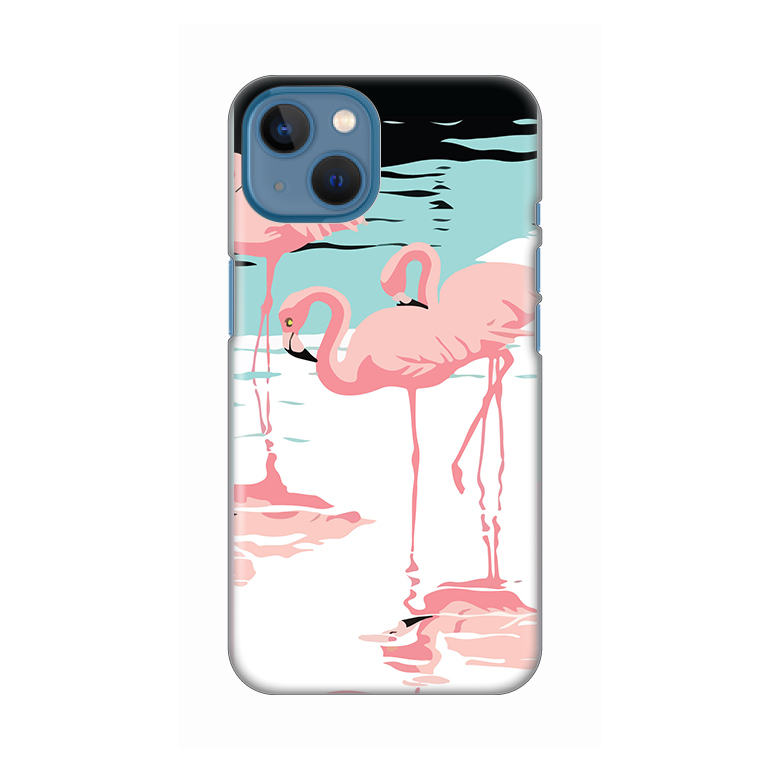 Maska(futrola) Silikonska Print za iPhone 13 6.1 Pink Flamingos