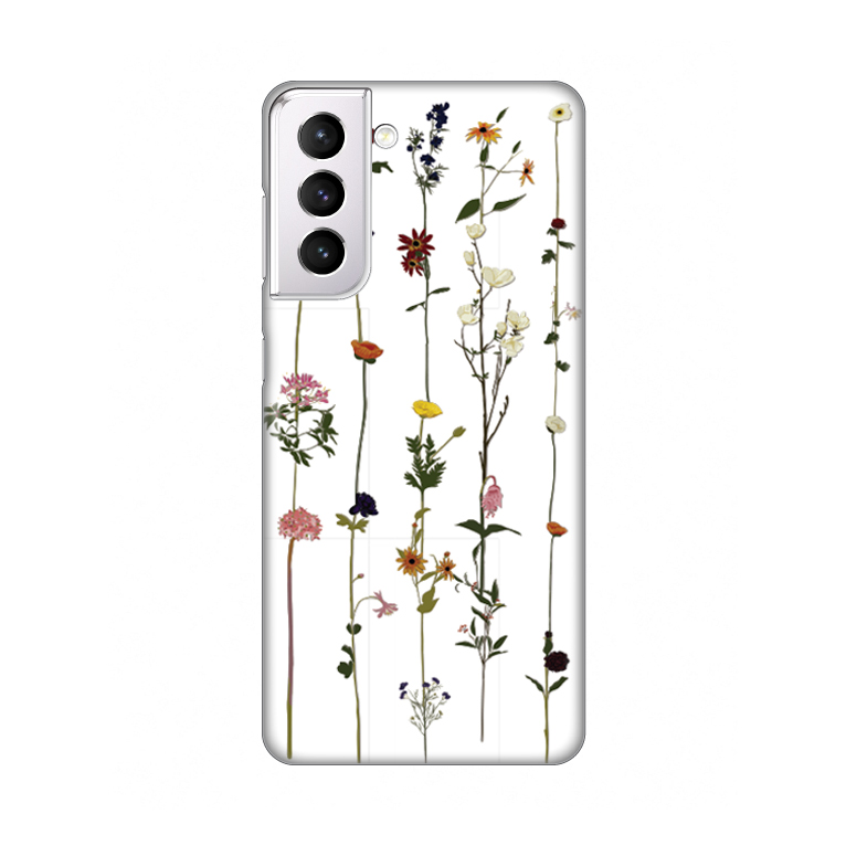 Maska(futrola) Silikonska Print Skin za Samsung G991B Galaxy S21 Flower