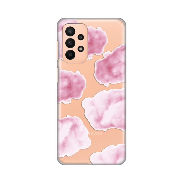 Maska(futrola) Silikonska Print Skin za Samsung A235F Galaxy A23 4G/5G Pink Clouds