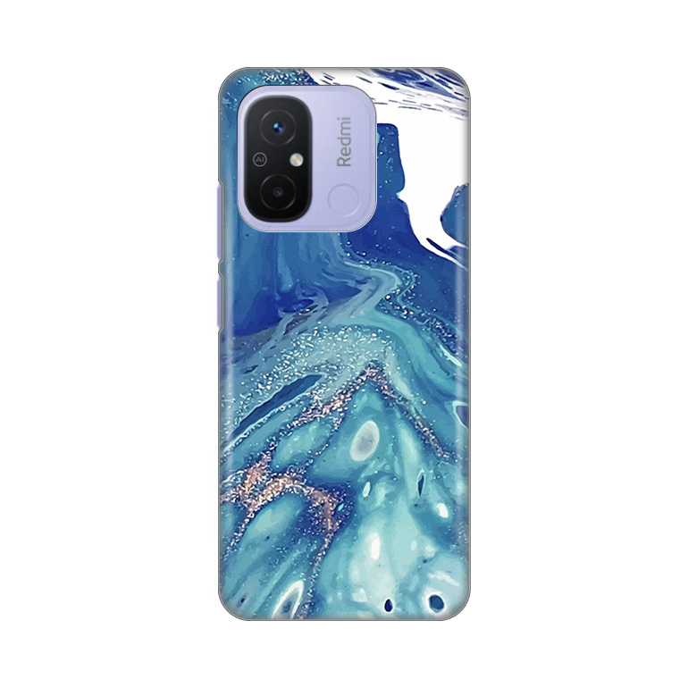Maska(futrola) Silikonska Print za Xiaomi Redmi 12C Blue Marble