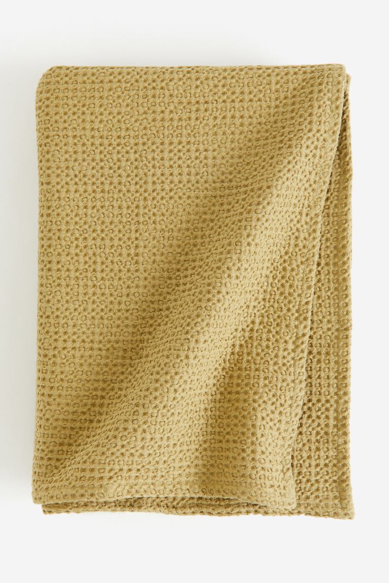 Pamučni prekrivač vafl tkanja