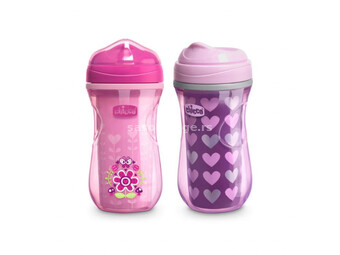 CHICCO ČAŠA 14M+, ACTIVE CUP, ROZE