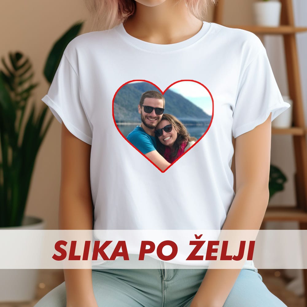 MAJICA SRCE SA SLIKOM PO ŽELJI