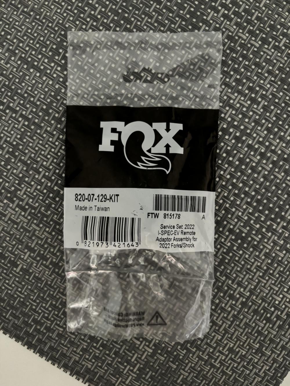 Fox Shox I-Spec-EV Suspension Remote Adapter