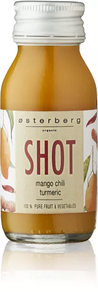 Østerberg ØSTERBERG SHOT - 100% prirodan sok od manga, čilija, kurkume (12 x 60 ml)