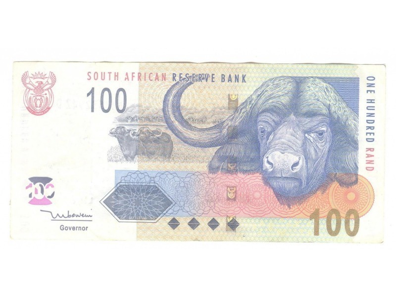 Juzna Afrika 100 rand 2005