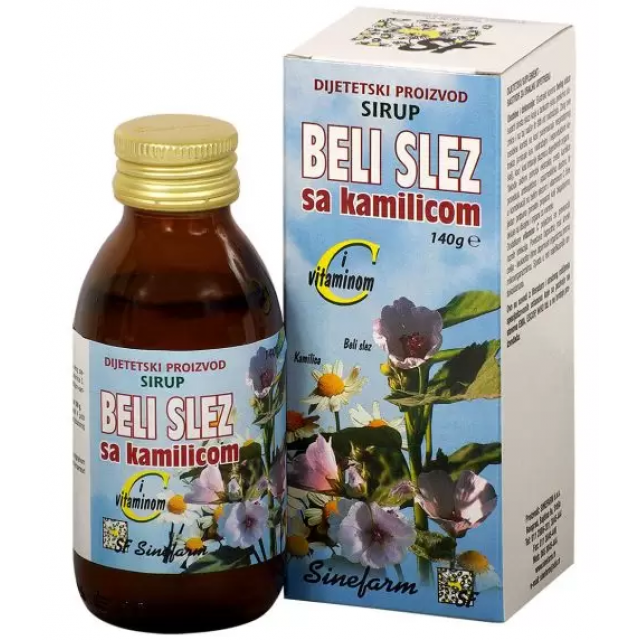 Sirup beli slez + kamilica + vitamin C 140g