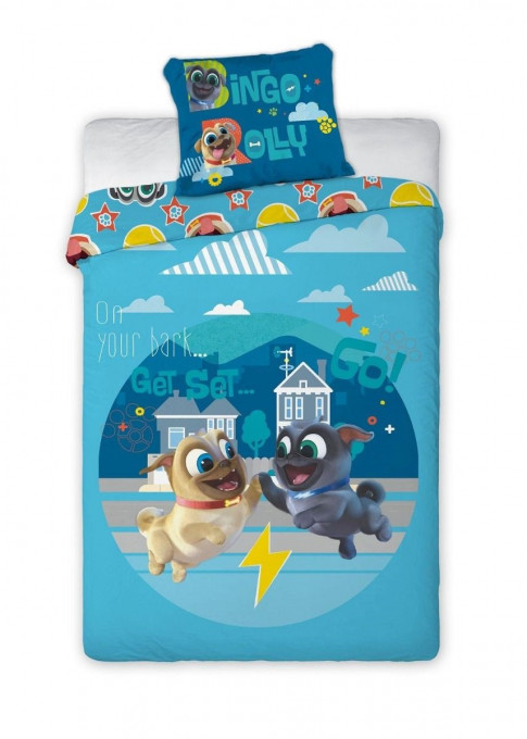 Posteljina za decu Disney Puppy Dog Pals 160x200+70x80cm